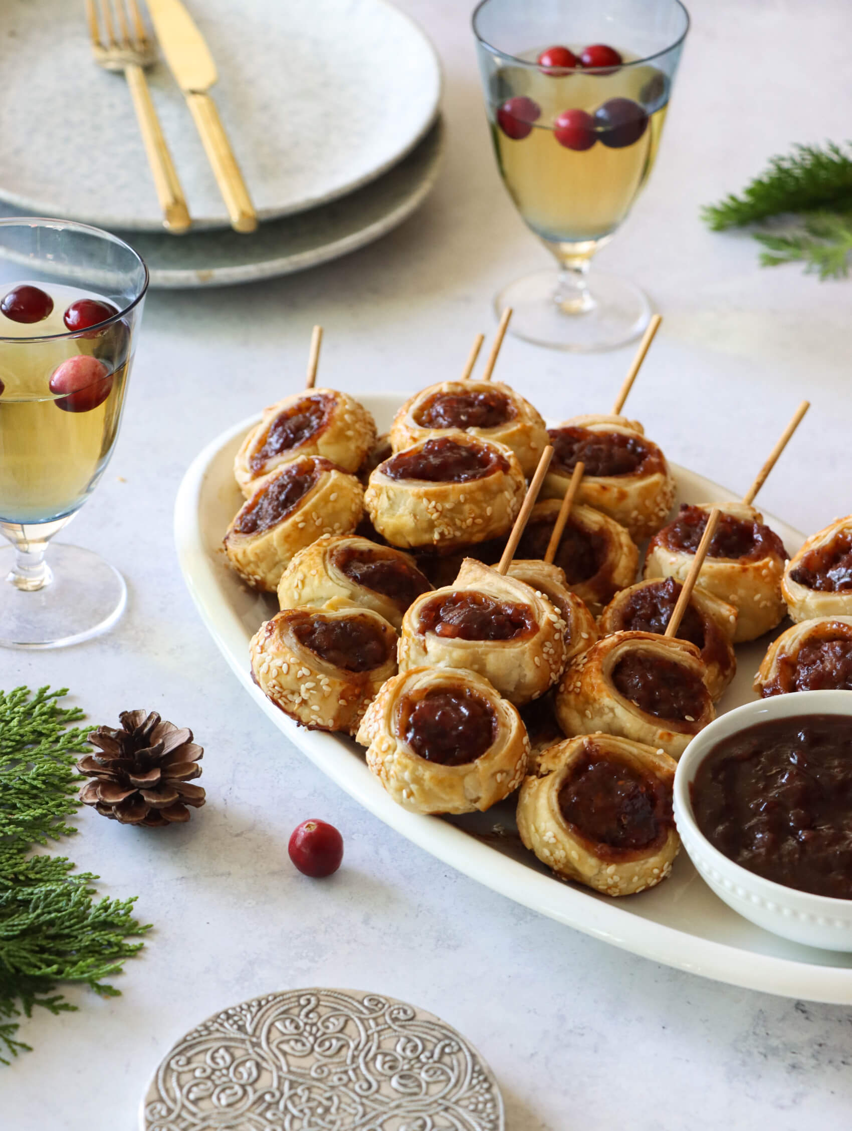 Holiday Meatball Skewers - Armanino Retail