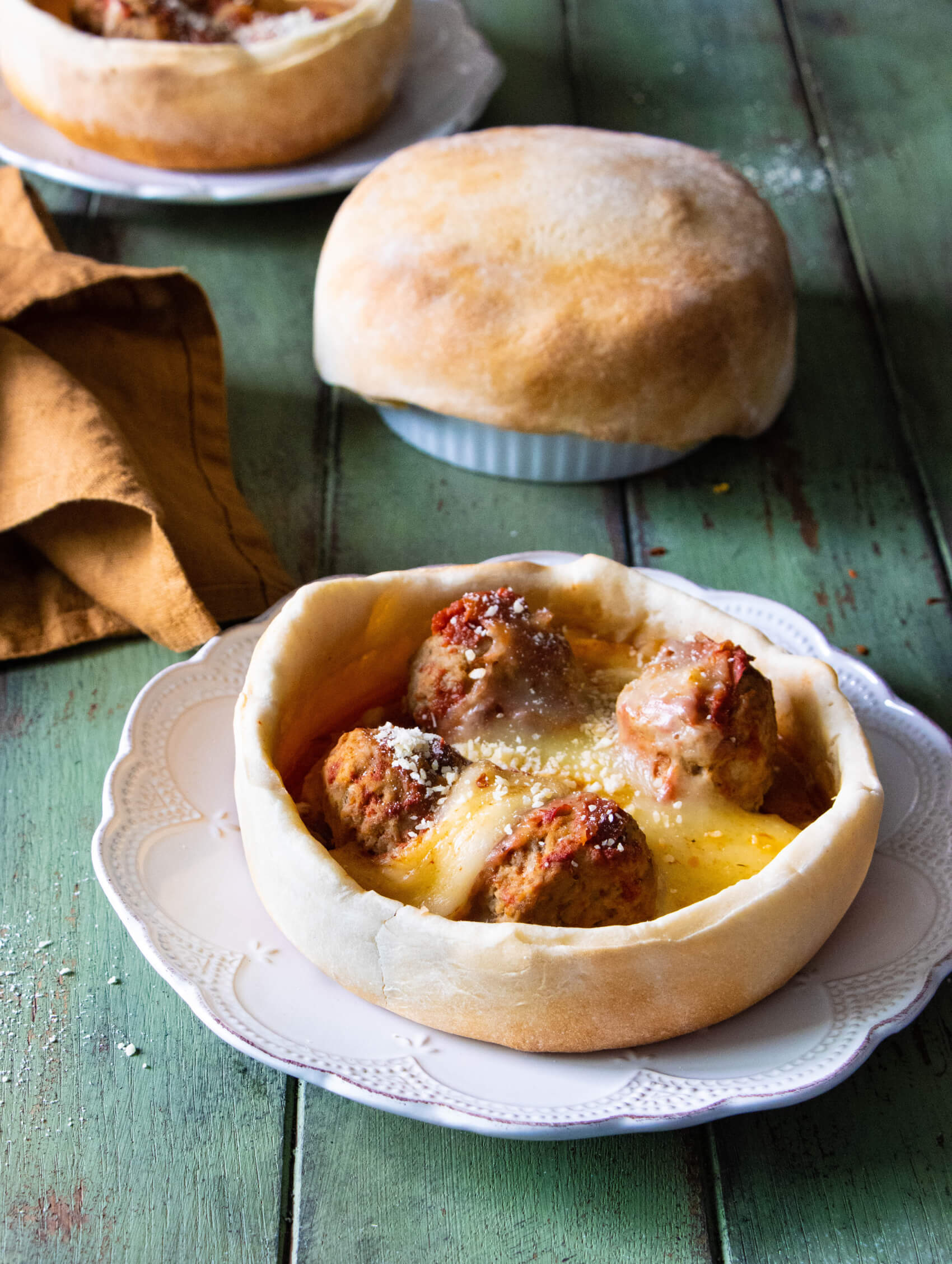 Meatball Pizza Pot Pies - Armanino Retail