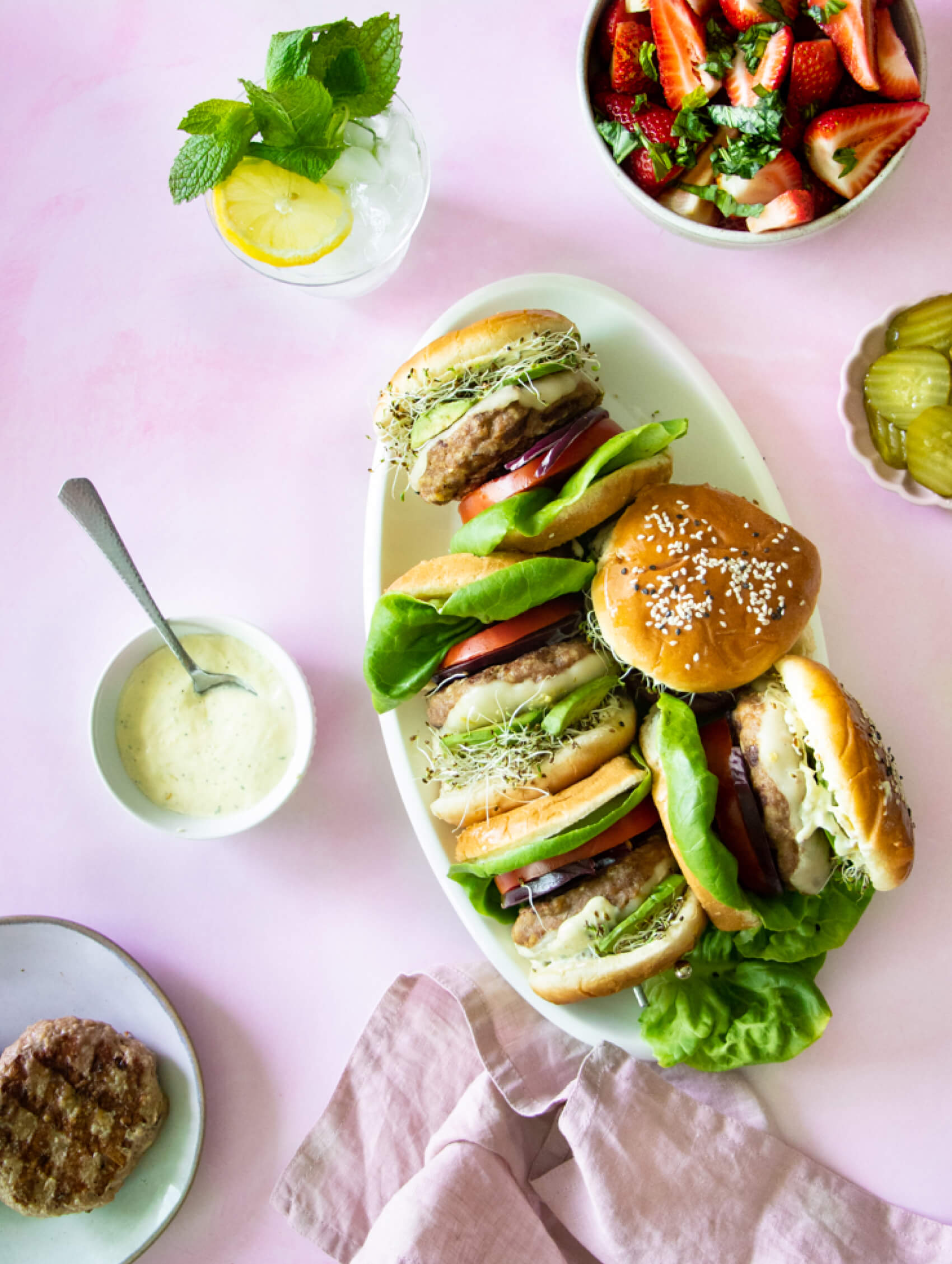 California Turkey Burgers with Garlic Aioli - Armanino Retail